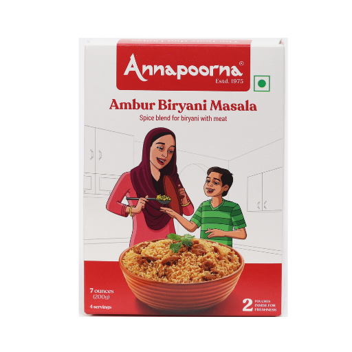 Annapoorna Ambur Biryani Masala - 200GM - AvionMart