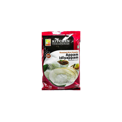 Kitchen Treasures Appam/Idiyappam(Roasted Rice Powder) - 1KG - AvionMart