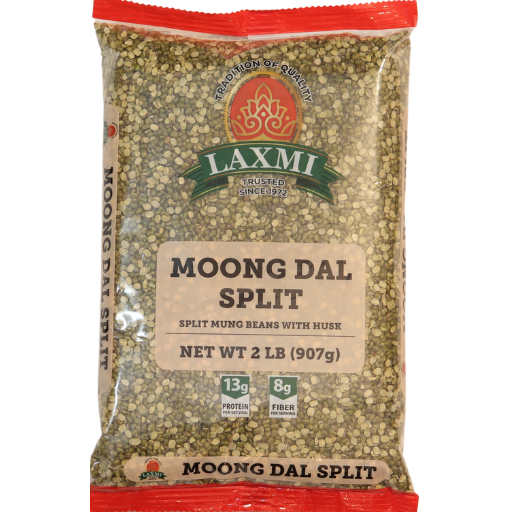 Laxmi Moong Dal Split(W/Skin) - 2LBS - AvionMart