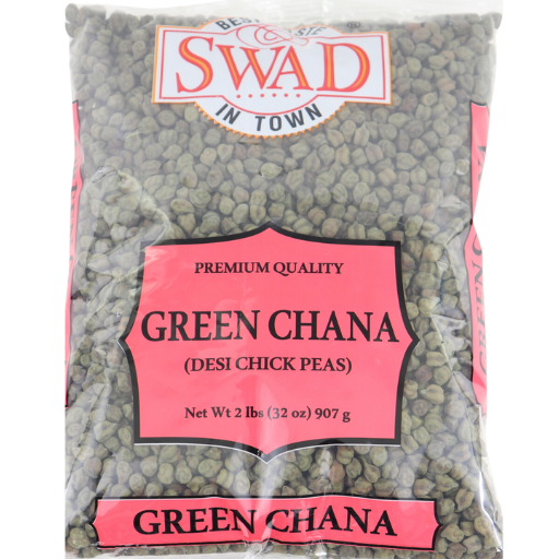 Swad Green Chana(Desi Chick Peas) - 2LBS - AvionMart